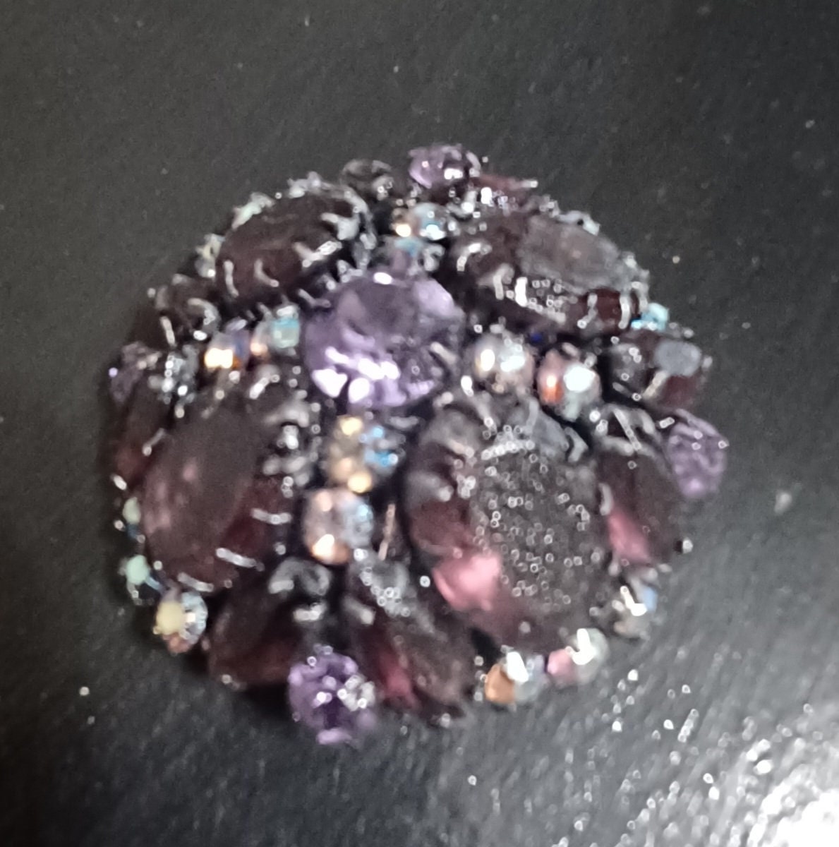 Vintage Purple Juliana Brooch - Etsy