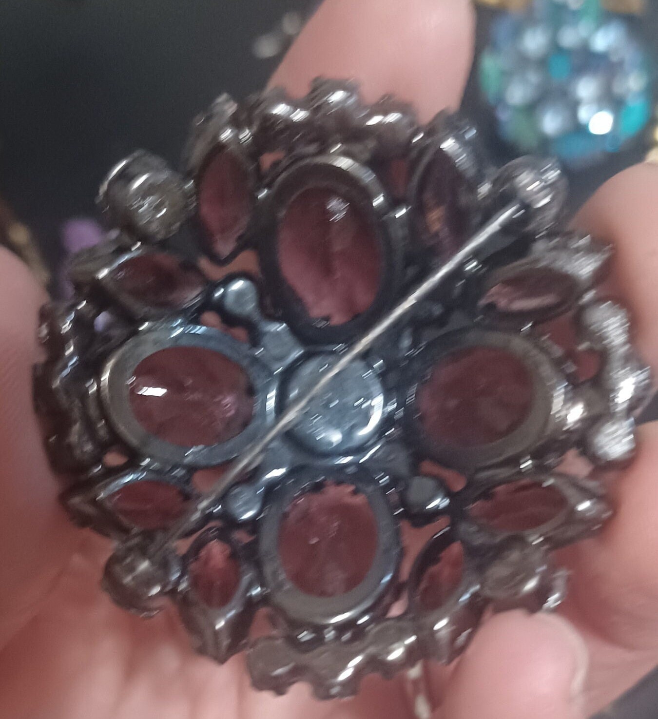 Vintage Purple Juliana Brooch - Etsy