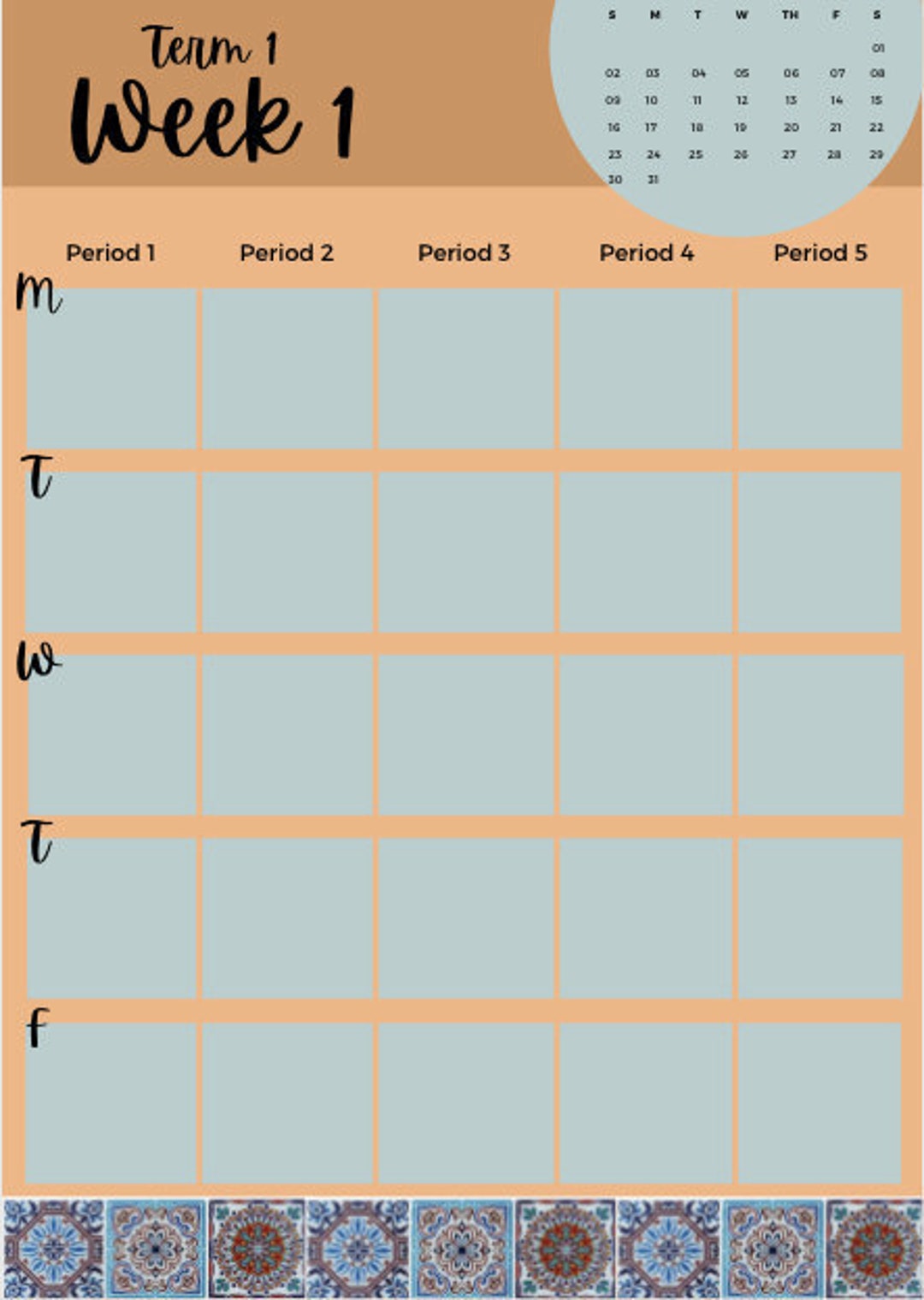 2022 Fillable Teacher Planner- DIGITAL - Etsy