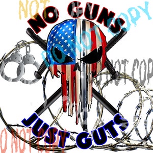 Correctional Officer - No Guns Just Guts - Thin Grey Line 20oz Skinny ...