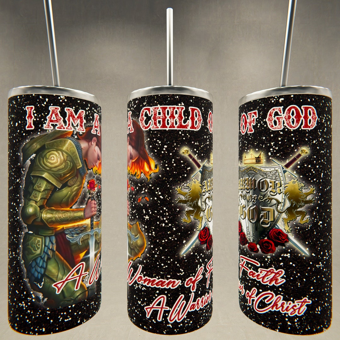 Child of God 1 20oz Skinny Tumbler Straight Design - Etsy
