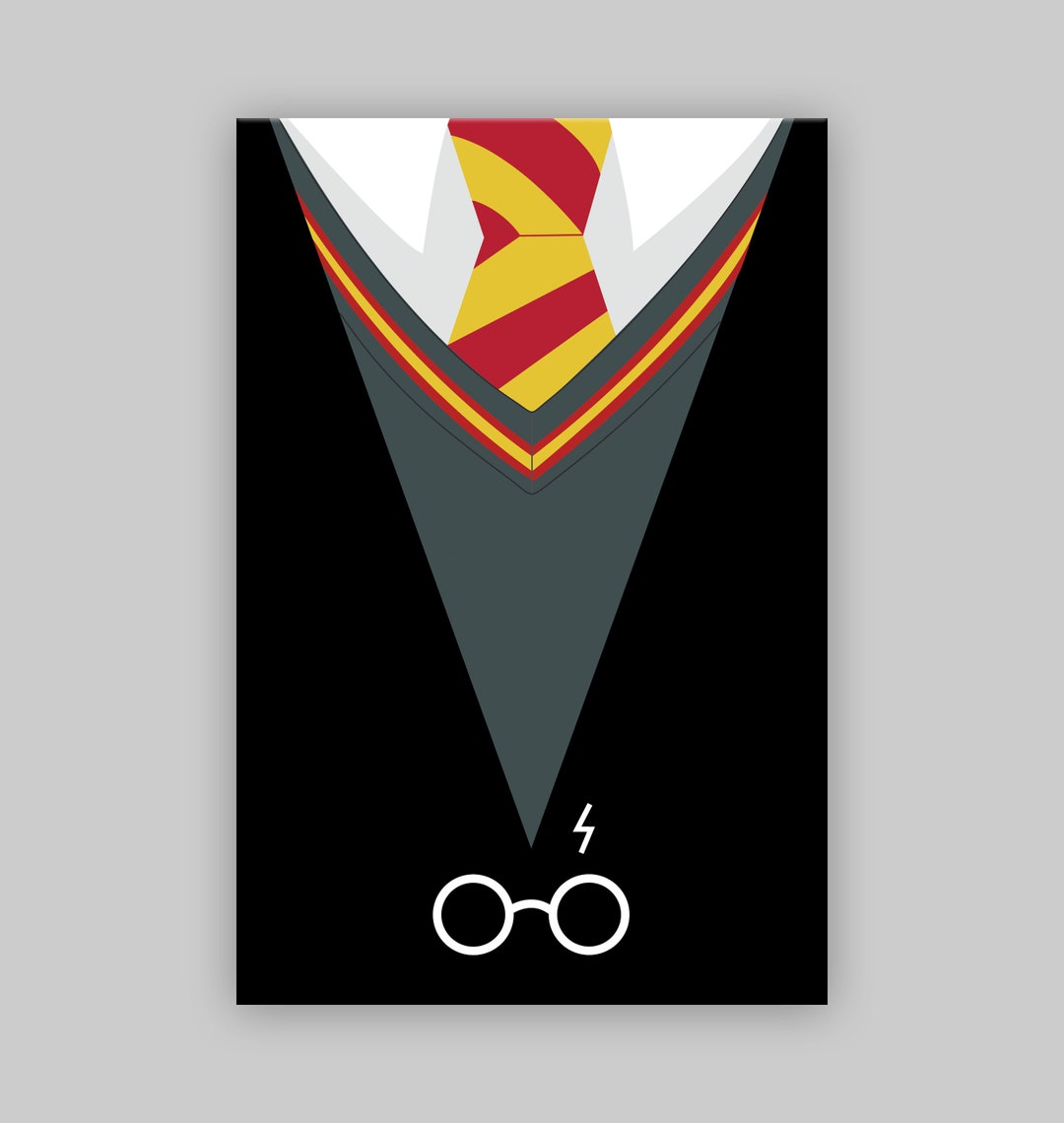 Harry Potter Gryffindor House Uniform Red Yellow Giclee Canvas Wall Art ...