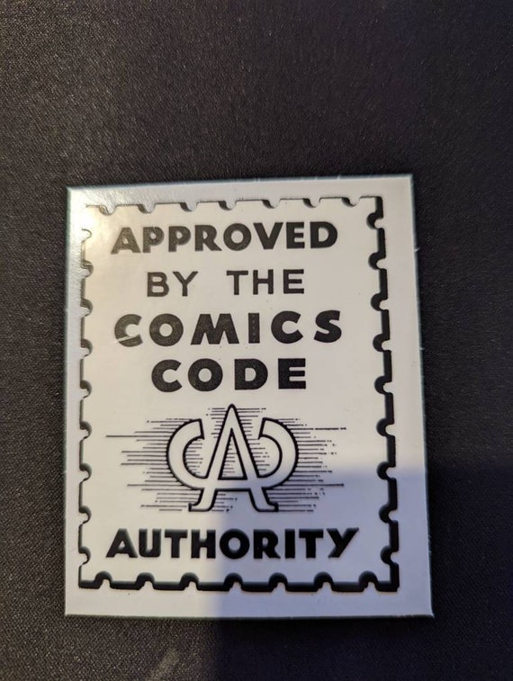Comics Code Stamp Vinyl Sticker - Etsy