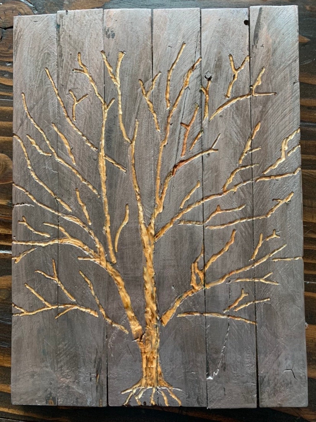 Branching Out Tree Wall Art Plaque - Etsy