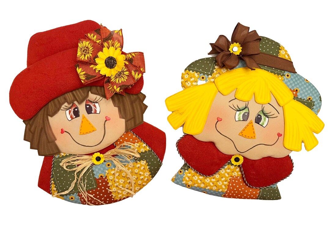 Scarecrow Wreath Attachment, Fall Wreath Attachment, Autumn Wreath ...