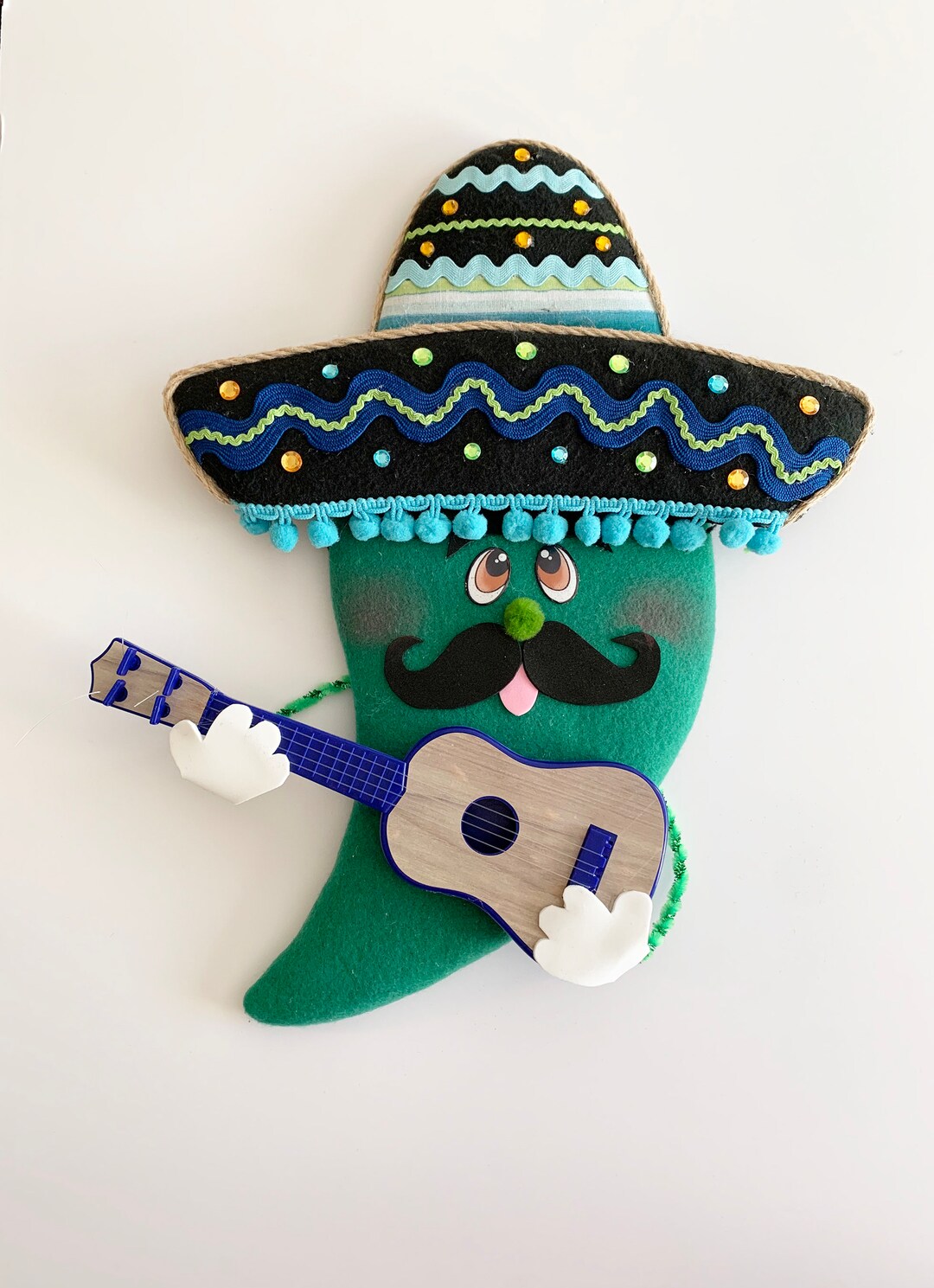 Jalapeño Fiesta Pepper Wreath Attachment, Mexican Wreath Attachment ...
