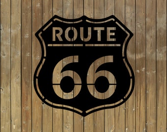 Route 66 Dxf File | Etsy