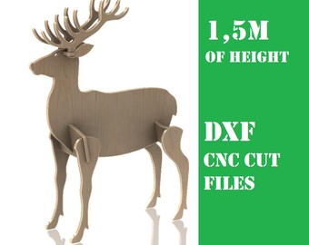 Wood Deer Cnc Files - Etsy