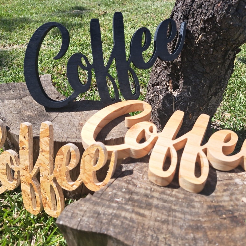 Wooden Coffee Sign - Etsy