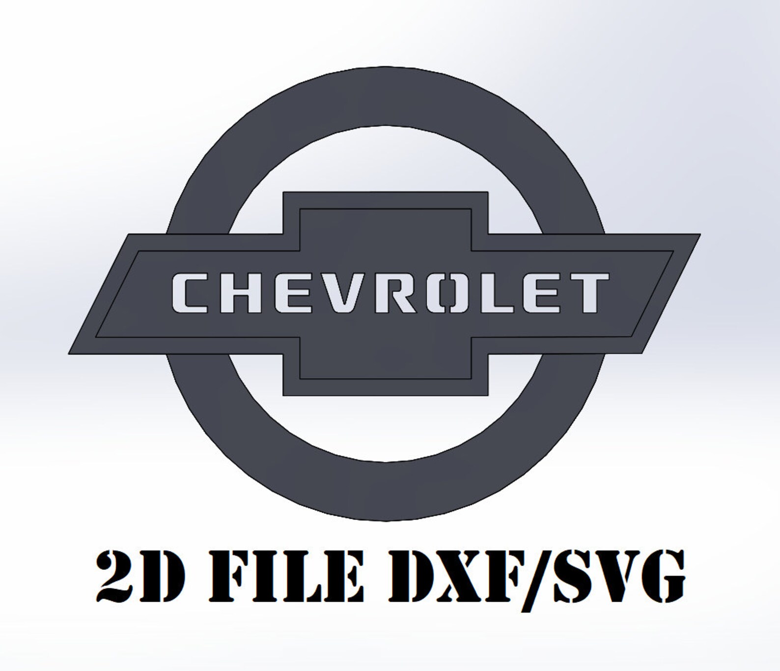 Chevrolet Dxf/svg/stl File Ready for Laser Cut / Plasma / CNC | Etsy