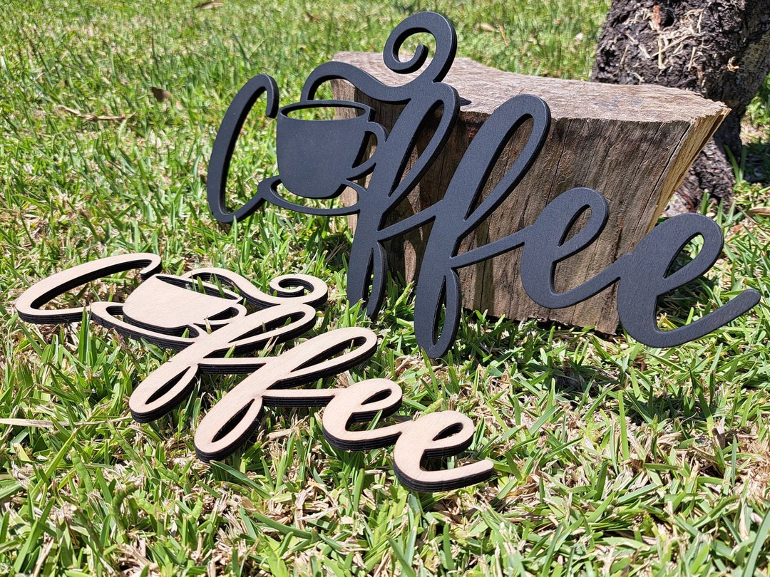 Coffee Sign Coffee Wall Decor Wooden Sign Wood Sign Coffee - Etsy