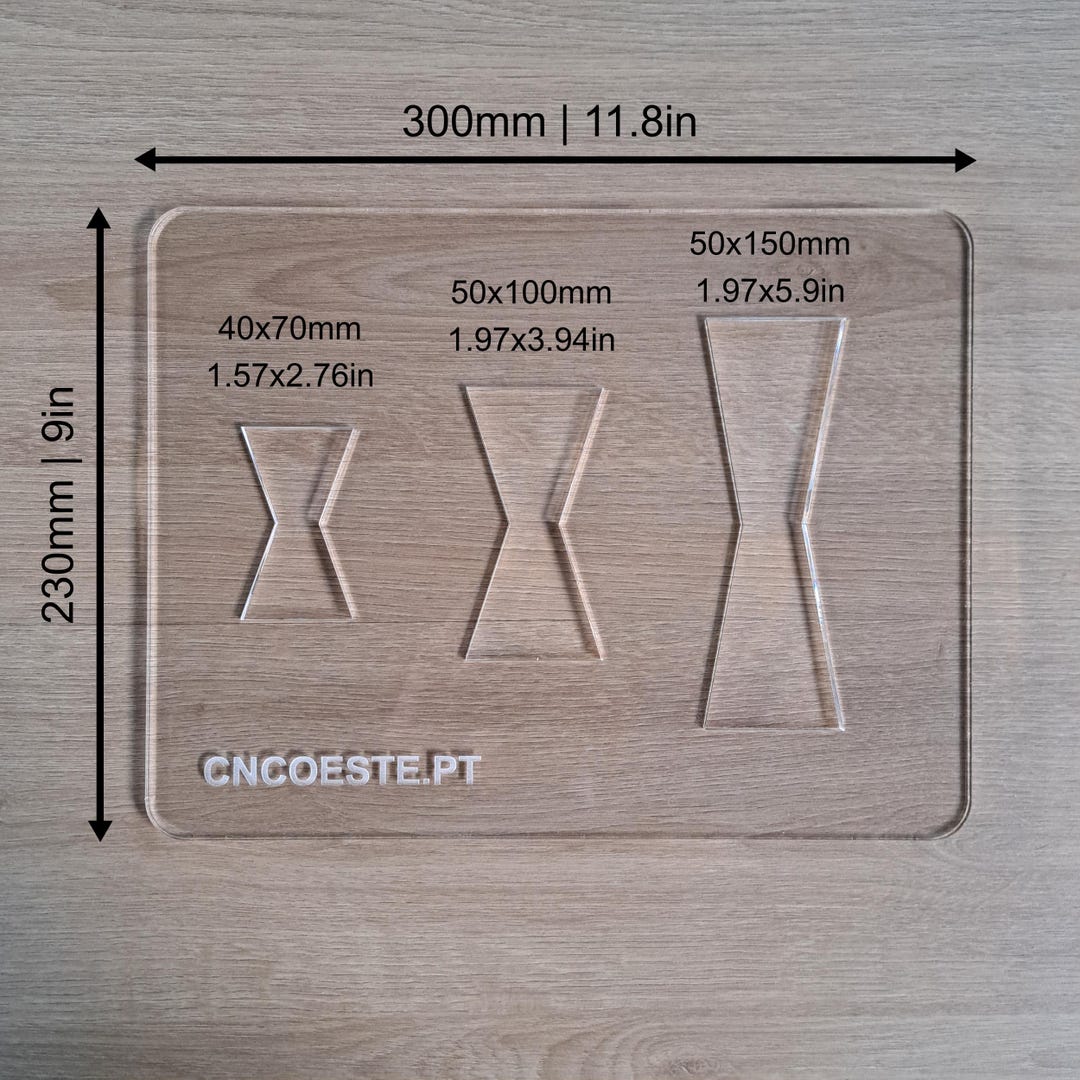 Acrylic Bow Tie Router Template, Woodworking - Etsy