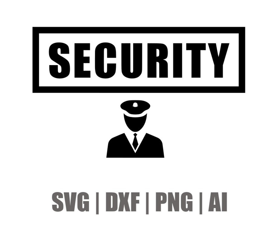 Security SVG, DXF, Ai, Psd, Png, Vector, Decals, Cricut - Etsy