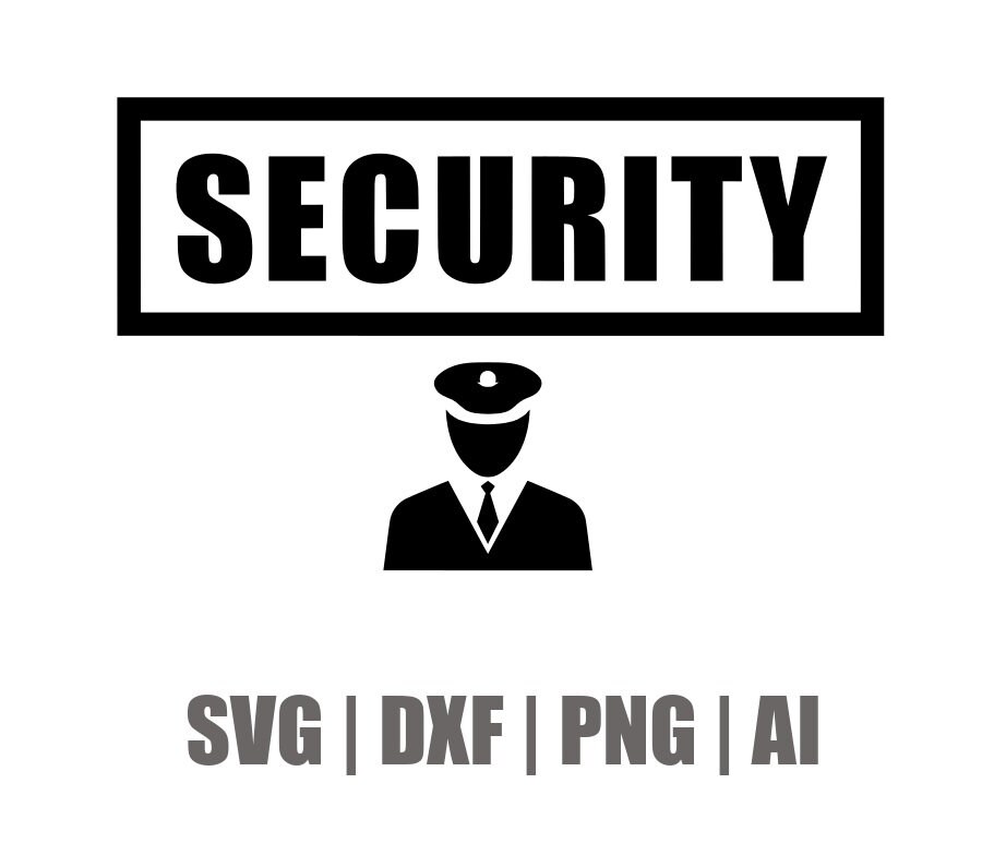Security SVG, DXF, Ai, Psd, Png, Vector, Decals, Cricut - Etsy