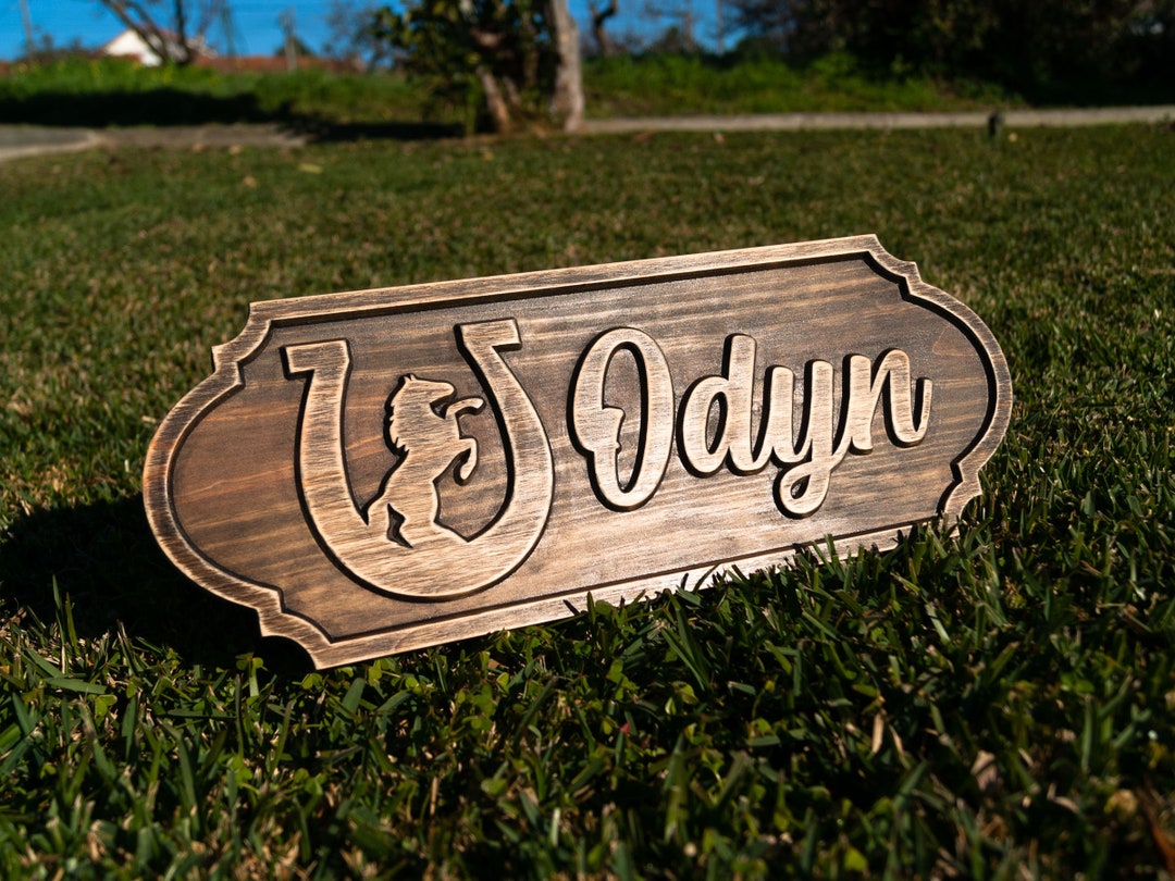 Custom Wood Plate, Name, Personalized, Custom, Sign, Farm Decor, Nature ...