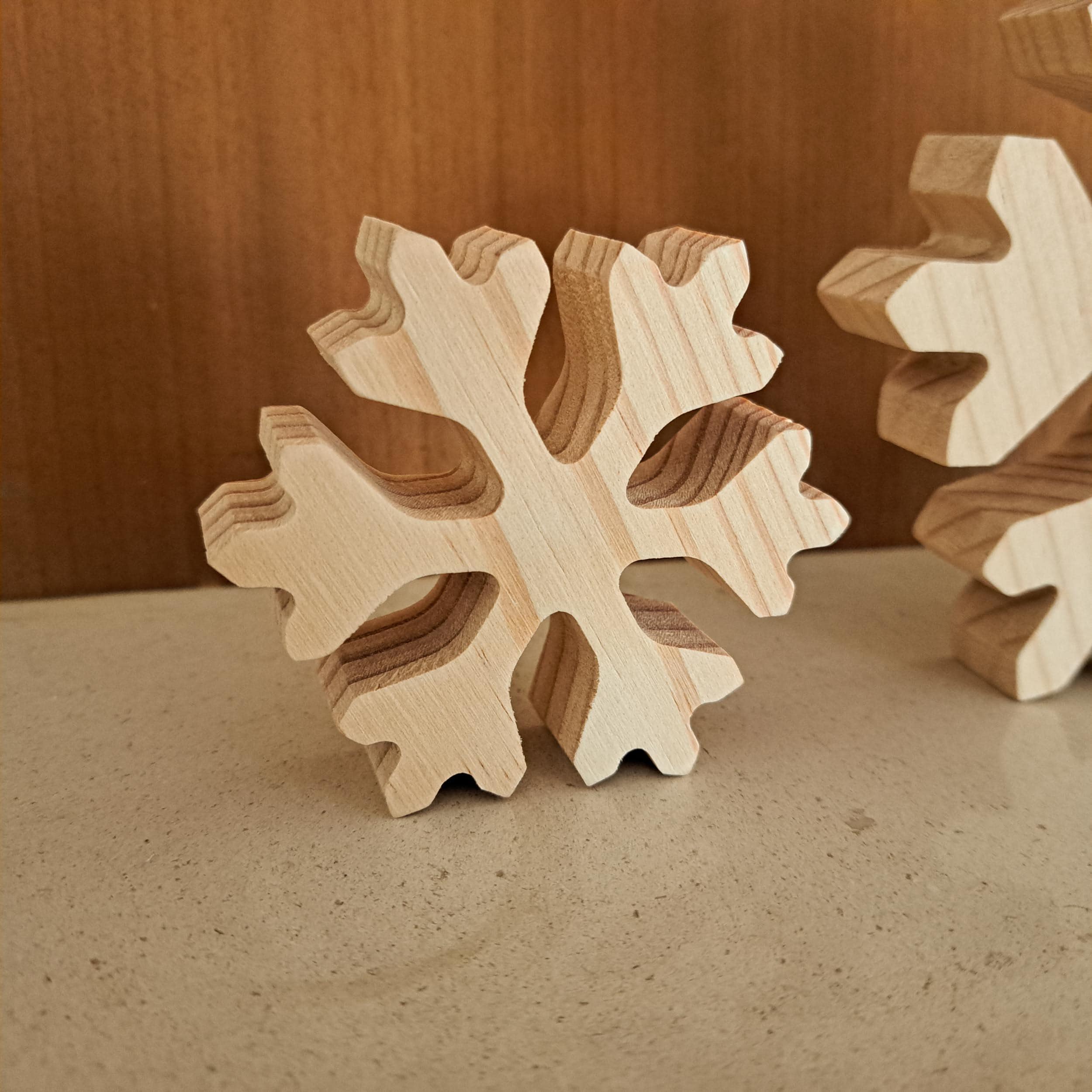 Snow Flake, Wooden, Christmas, Crafts, for Paiting, Decor, Winter, Wood ...