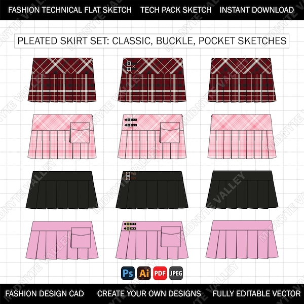 Tech Pack Skirt - Etsy