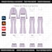 Y2K Track Set Baby Tee Tank Top Flare Pant Shorts Mock up for Fashion ...