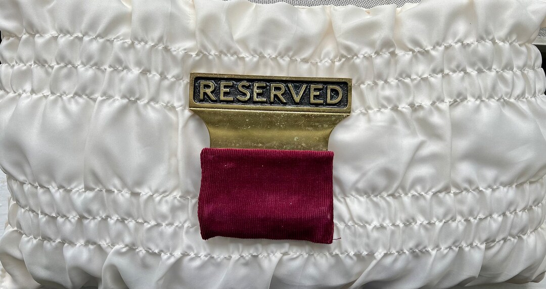 Vintage reserved Funeral Sign - Etsy