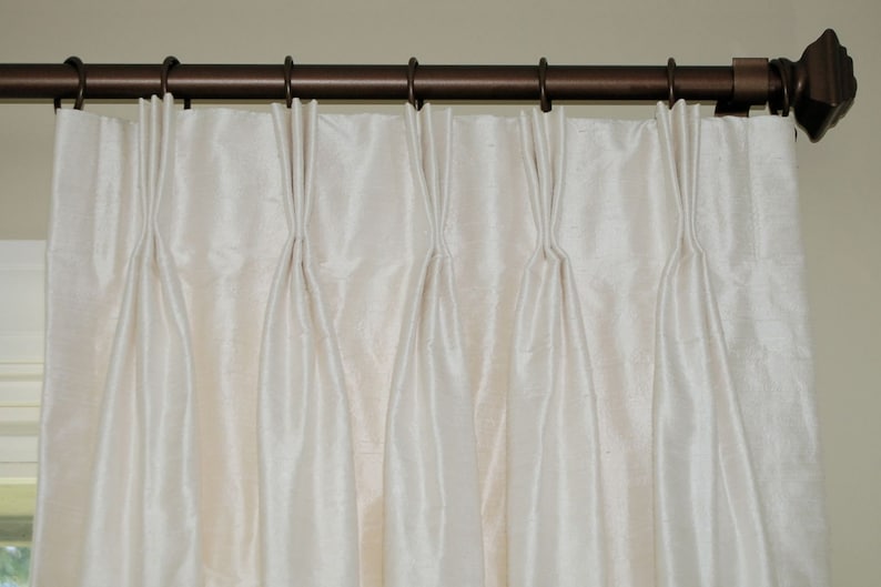 SPRING SALE! Silk Taffeta "multi Stripe" French or Inverted Box Pleated ...