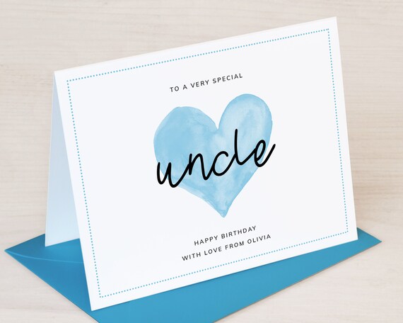 Paper Greeting Cards Birthday Cards To A Special Uncle On His Birthday ...