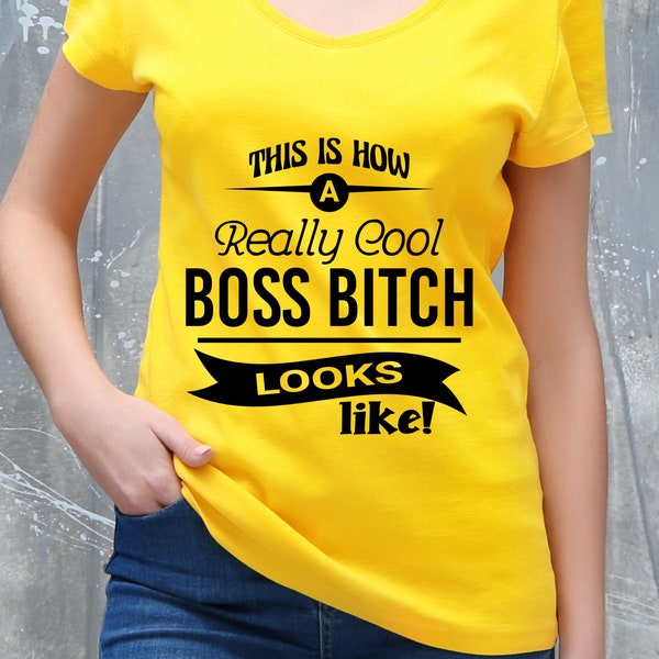 Boss Bitch Svg - Etsy