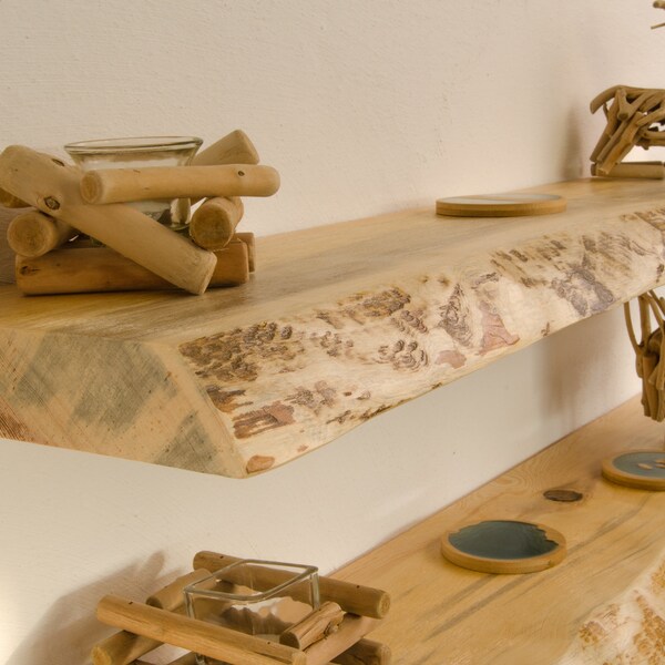 Natural Wood Shelf - Etsy