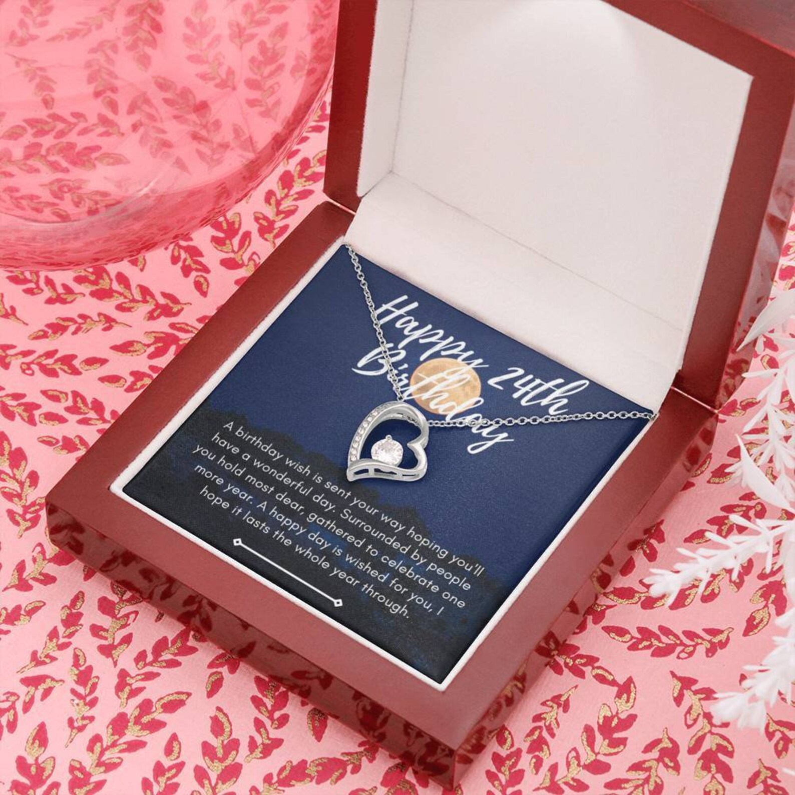 forever-necklace-24th-birthday-for-her-gift-24th-birthday-etsy