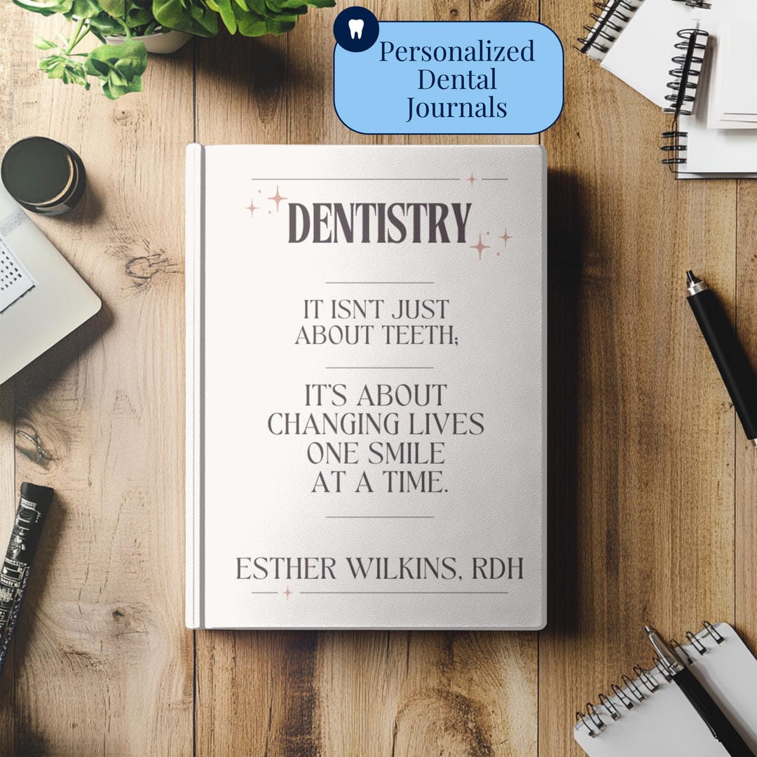 Personalized Dental Gift Under 30 New Dentist Journal Dental Assistant ...
