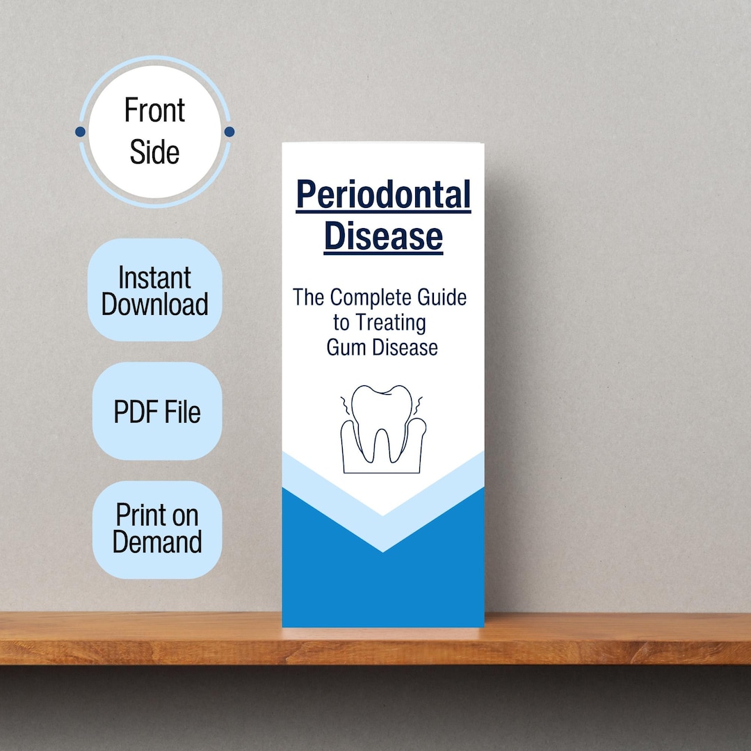 Periodontal Disease Brochure for Dental Office New Dentists ...