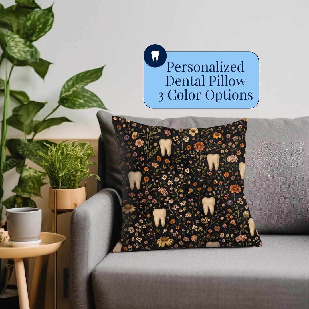 Dental Office Decor Pillow Dental Accessories for Waiting Room Decor ...
