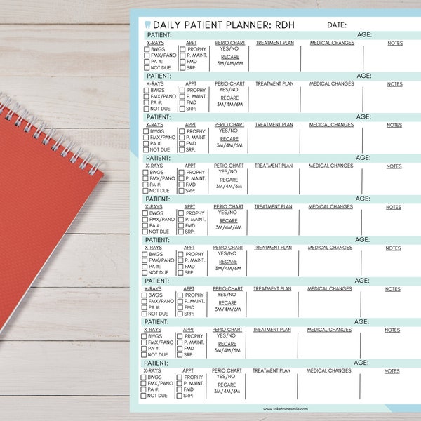 Hygiene Daily Planner - Etsy