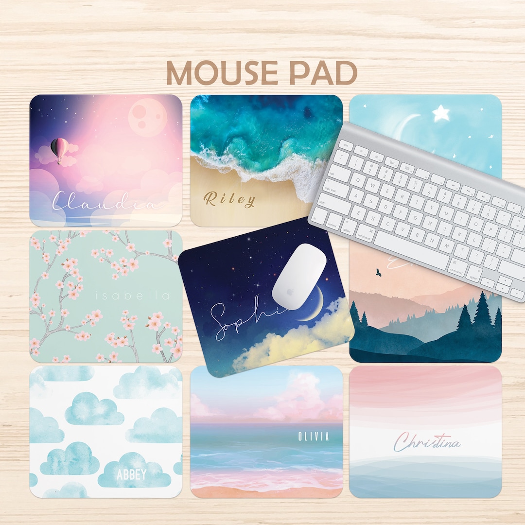 Personalized Mouse Pad, Custom Logo Desk Mat, Office Decor - Etsy