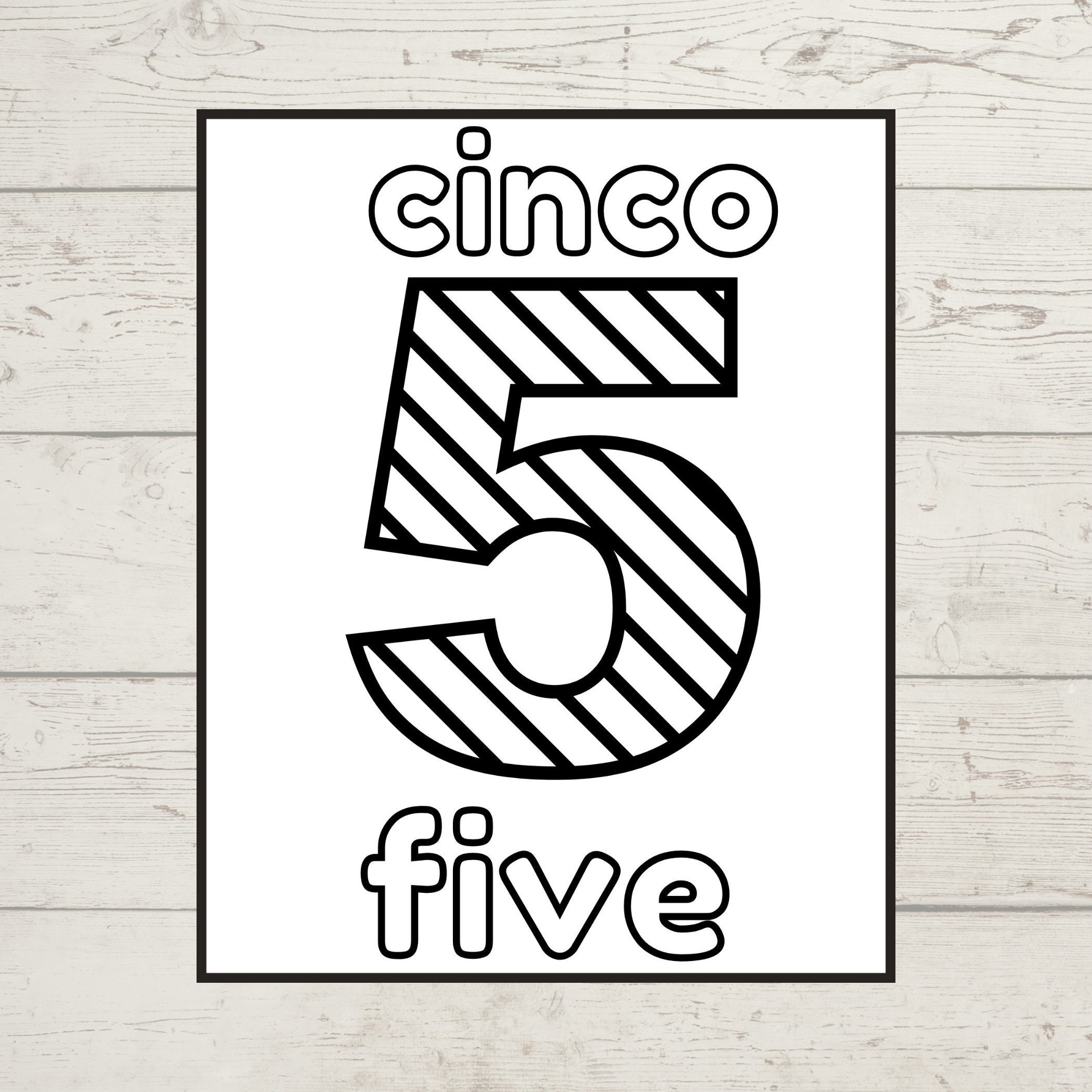 Spanish Coloring Book - English Coloring Book - 30 Pages Learning the ...