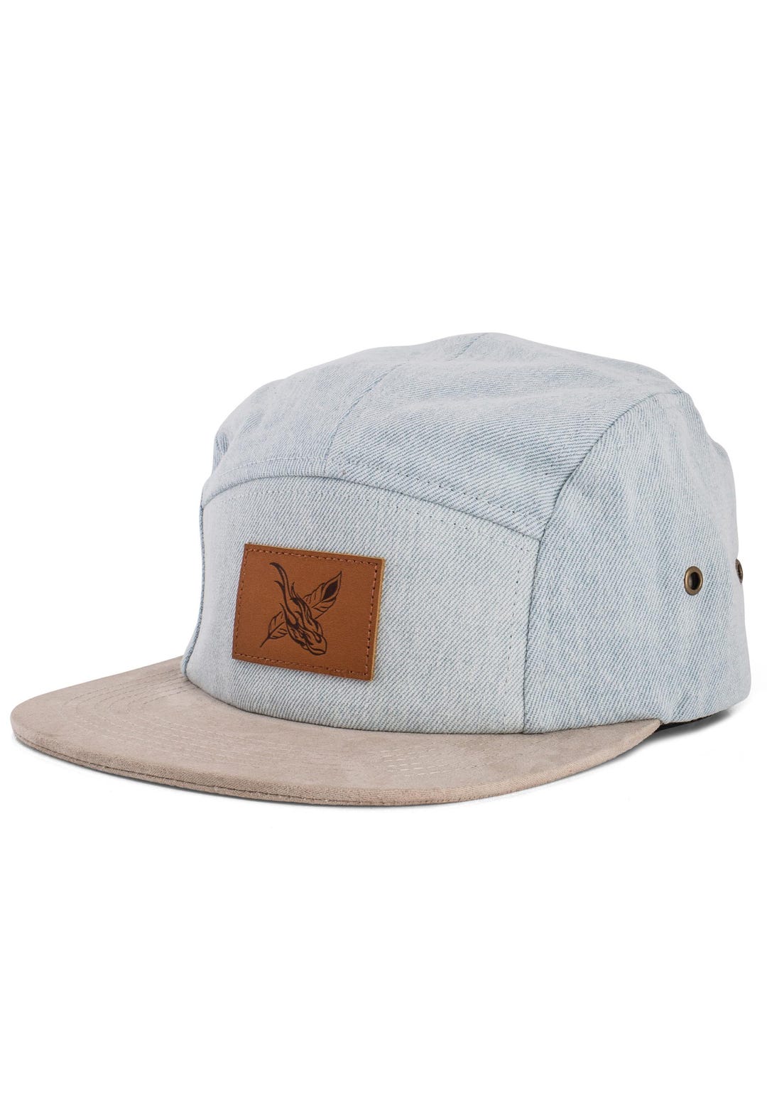 Denim Beast 5-panel Cap - Blue-suede - Etsy