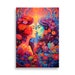 Psychedelic Lovers: Colorful and Vibrant Wall Print Poster Heart ...