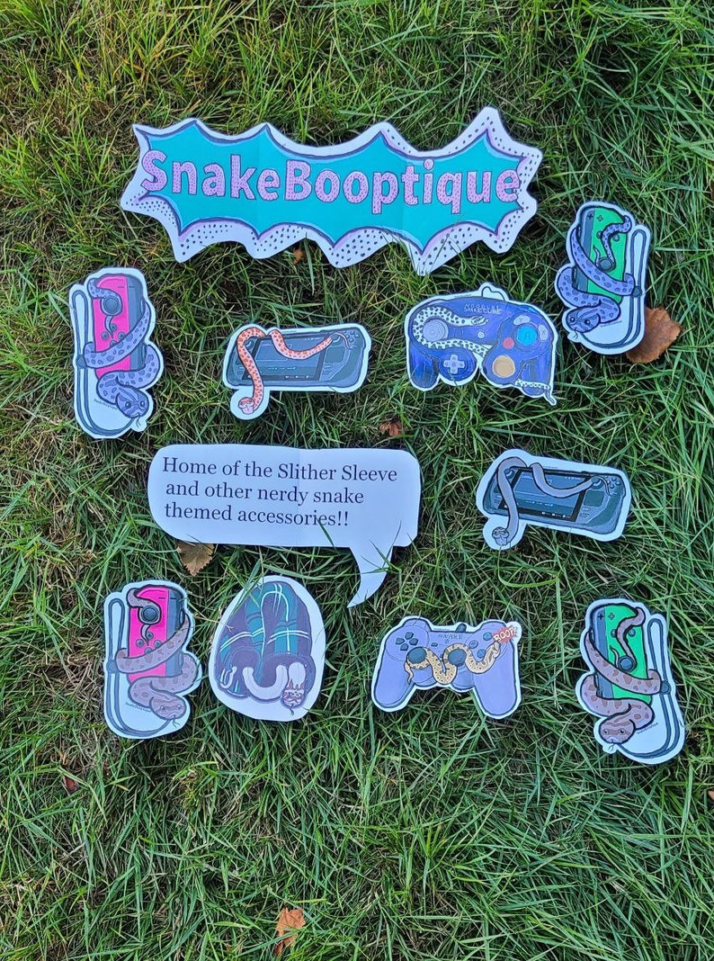 Hognose Snake Noodle Vinyl Sticker - Nintendo Switch Decal - Etsy