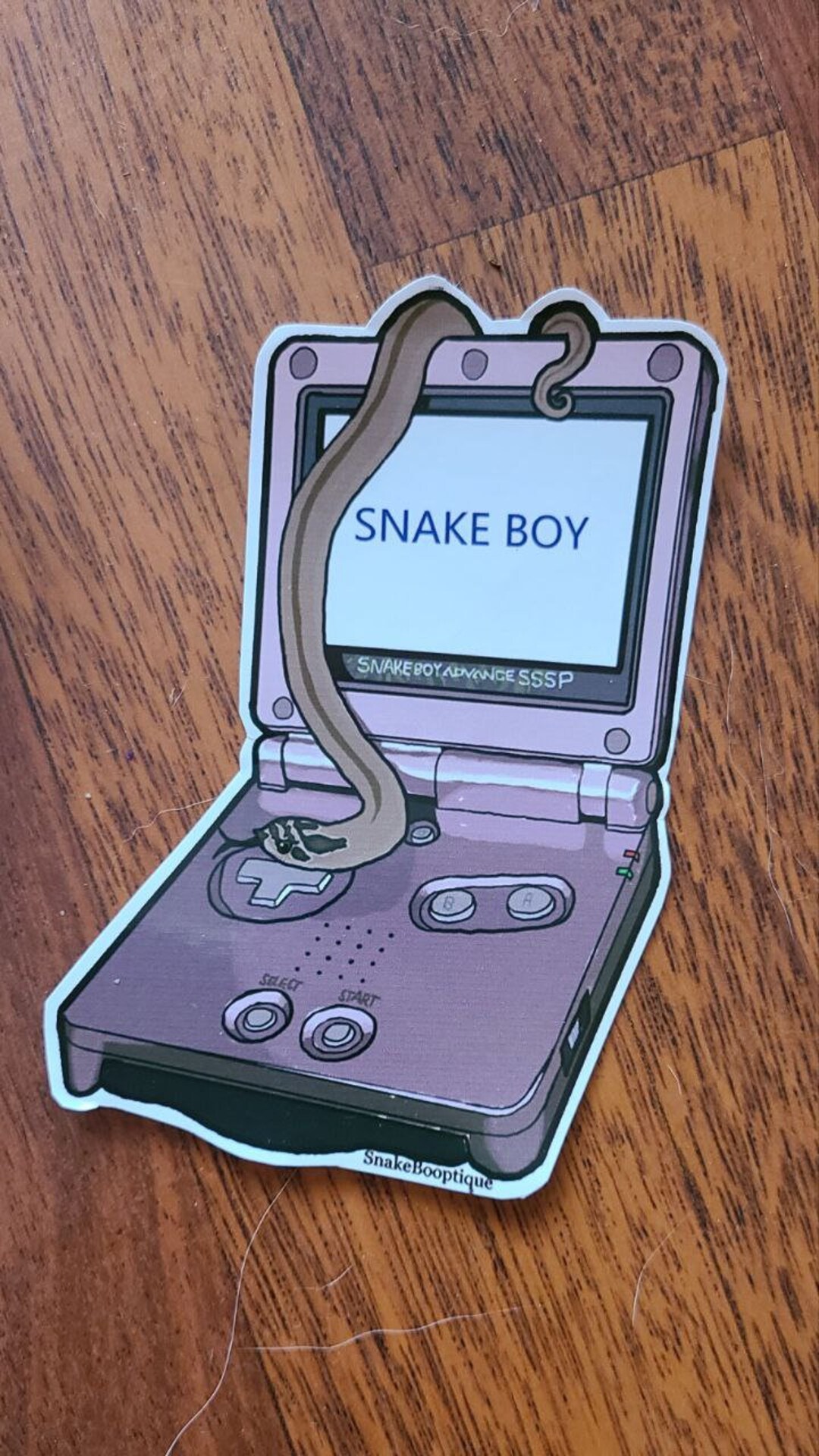 Hognose Snakeboy Sticker | Gameboy | Vinyl Stickers - Etsy