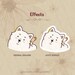 Twitch Emotes|samoyed Dog Lover|chibi|pet|cute|kawai|adorable|digital ...