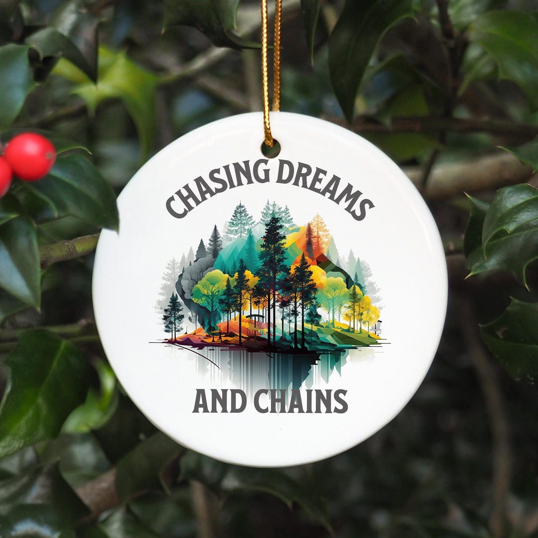 Disc Golf Ornament, Frisbee Golf Ornament, Gift for Disc Golf Player ...