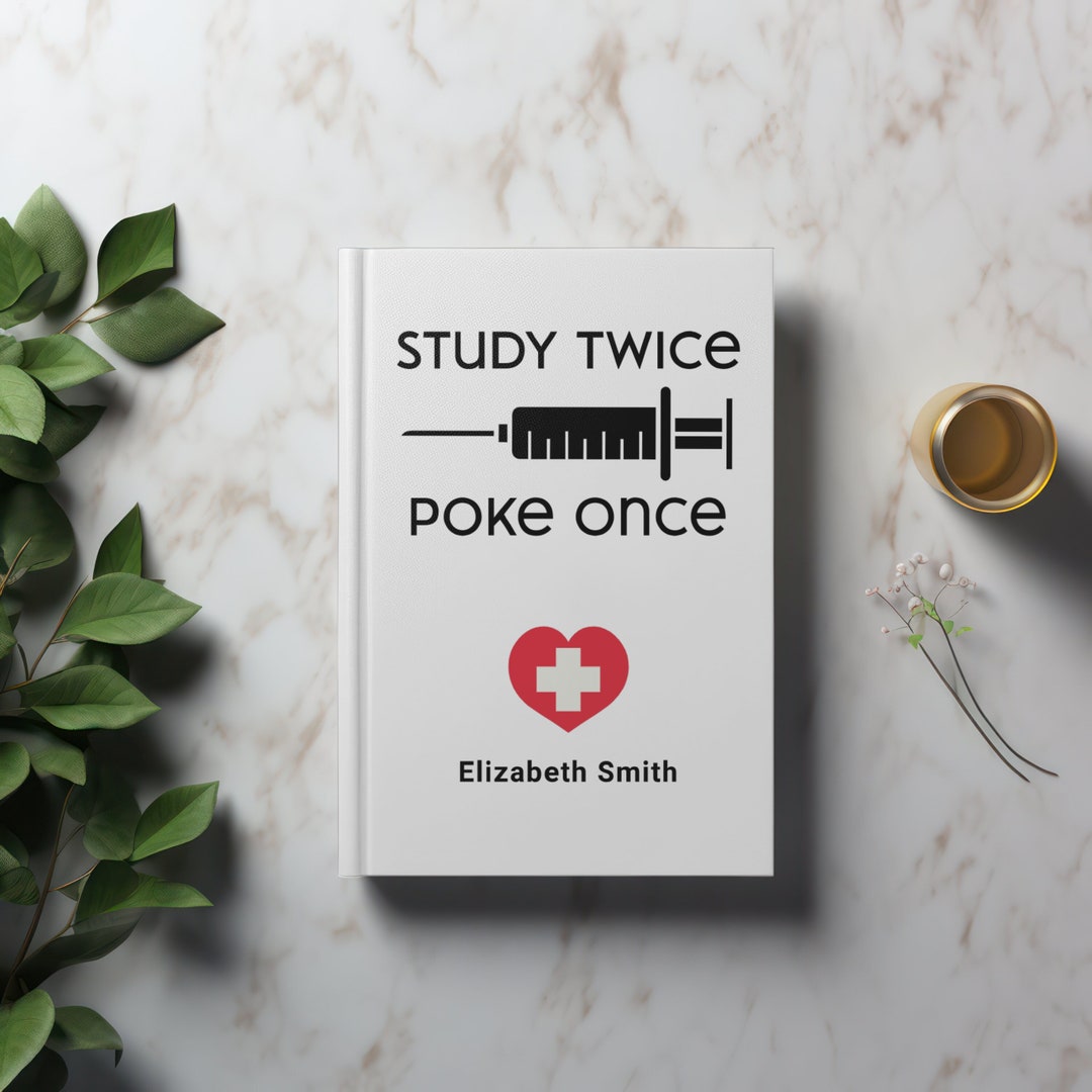 Custom Nursing School Journal,personalized Phlebotomy Notebook, Medical ...