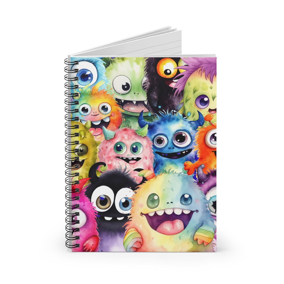 Cute Monsters Journal, Gratitude Journal for Kids, Notebook for Kids ...