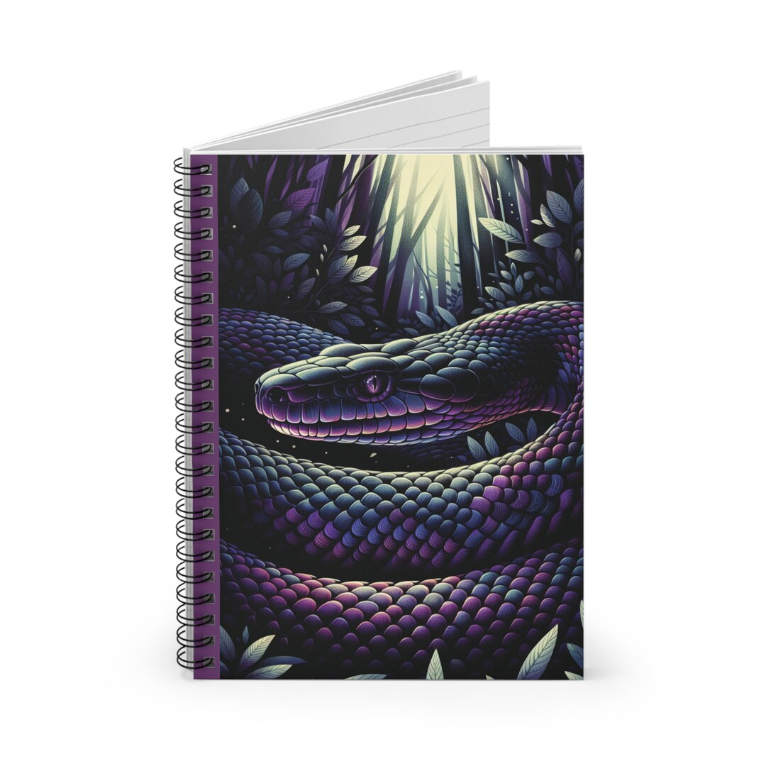 Mystical Snake Spiral Notebook: Intuitive Reptile Diary - Etsy