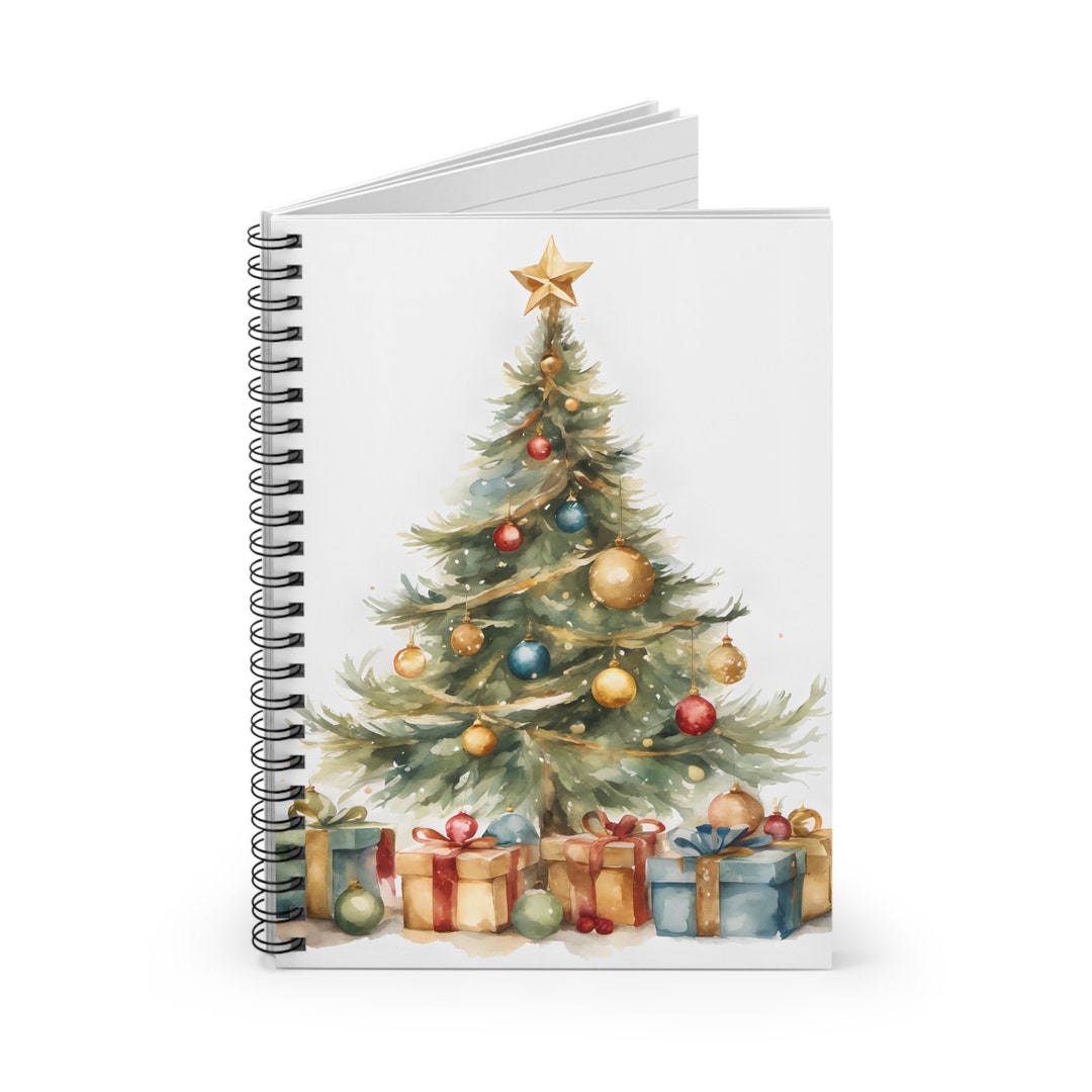 Christmas Spiral Notebook Journal, He's Making a List Notebook ...