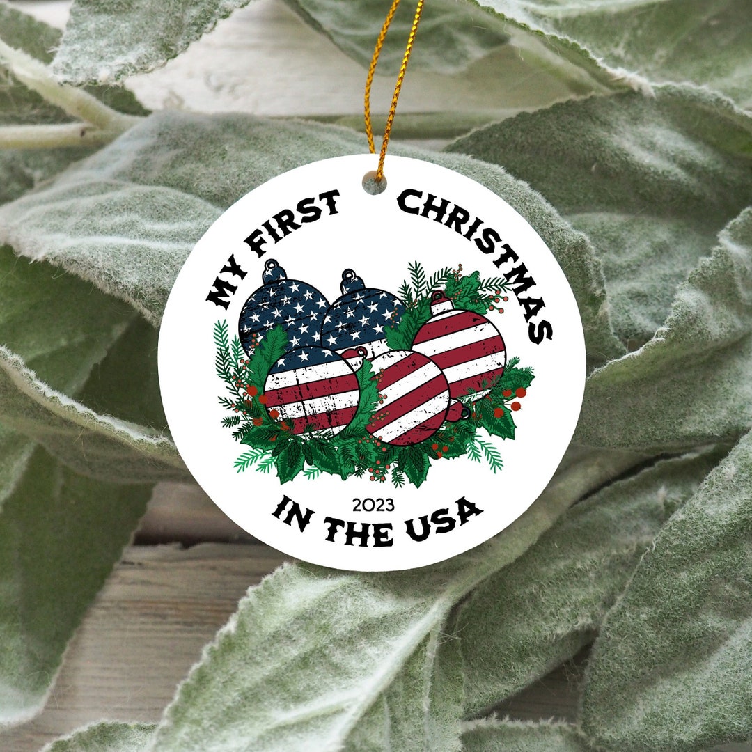 Us Citizenship Gift, New American Citizen Ornament, Persnalized USA ...
