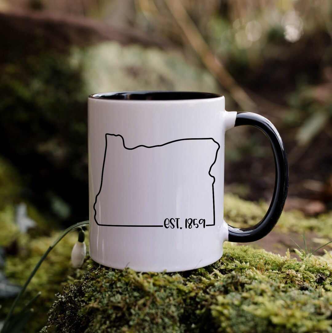 Oregon State Mug, Oregon Gifts, State Coffee Mug, Oregon Souvenir ...