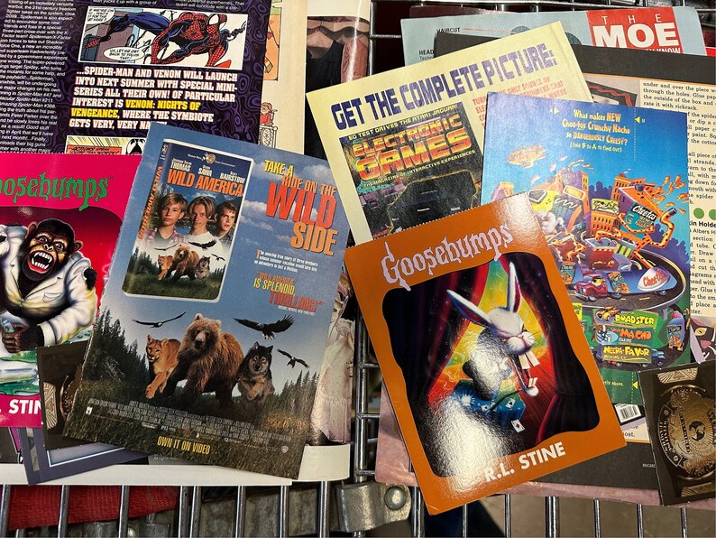 Retro 1990's Paper Ephemera Bundle - Etsy