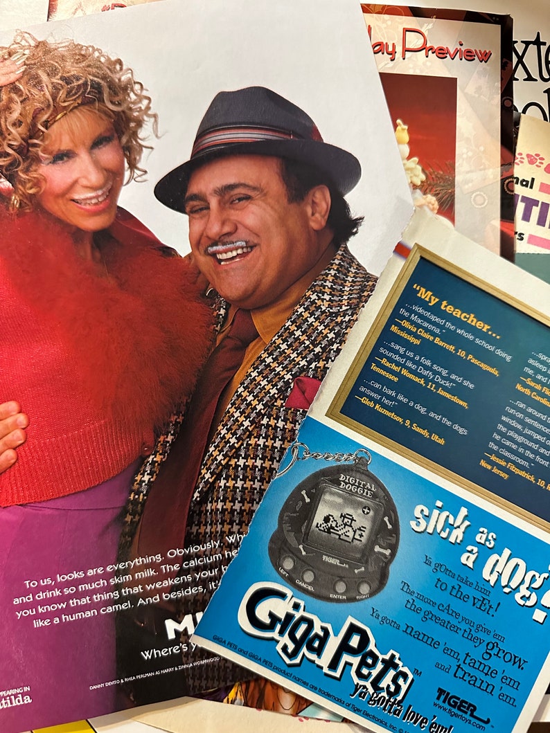 Retro 1990's Paper Ephemera Bundle - Etsy