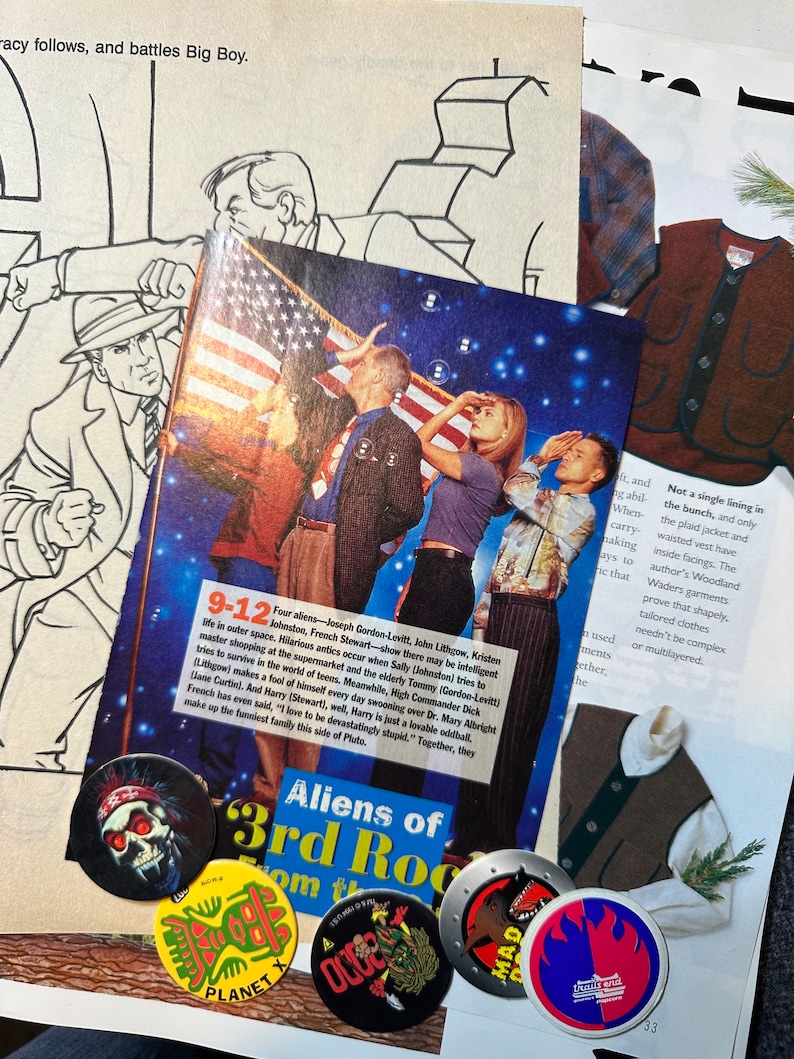 Retro 1990's Paper Ephemera Bundle - Etsy