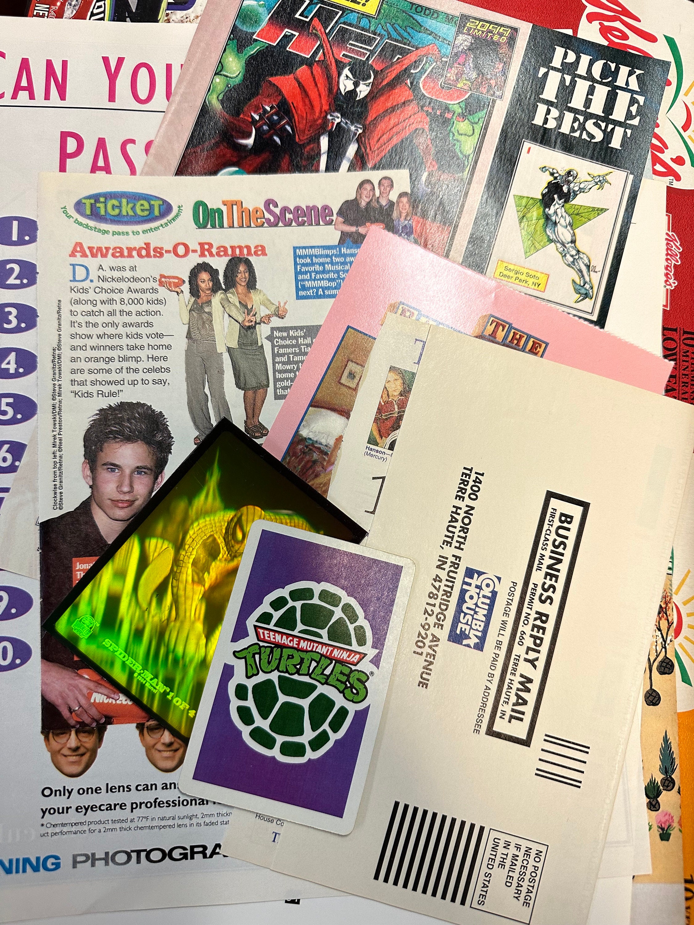 Retro 1990's Paper Ephemera Bundle - Etsy